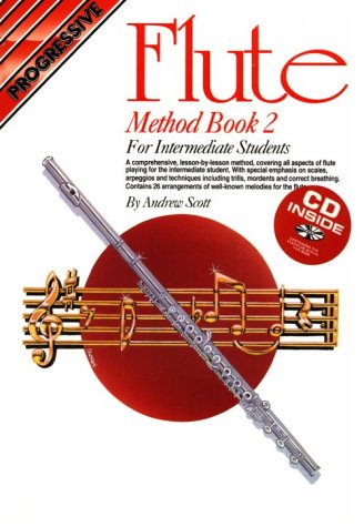 Flute Method Book 2 with CD (Audio): Andrew Scott: 9780947183998 ...