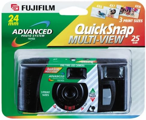 Amazon.com : Fujifilm Quick Snap Multiview APS Single Use Camera ...