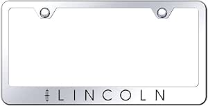 Amazon.com: Au-TOMOTIVE GOLD Lincoln License Plate Frame with Logo ...