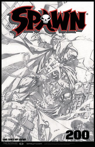 Amazon.com: Spawn 200 Black White Sketch 1 for 100 David Finch ...