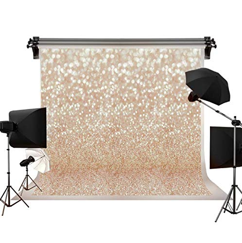 Buy Kackool 7x5 Ft Ivory Gold Spots Photography Background Birthday ...