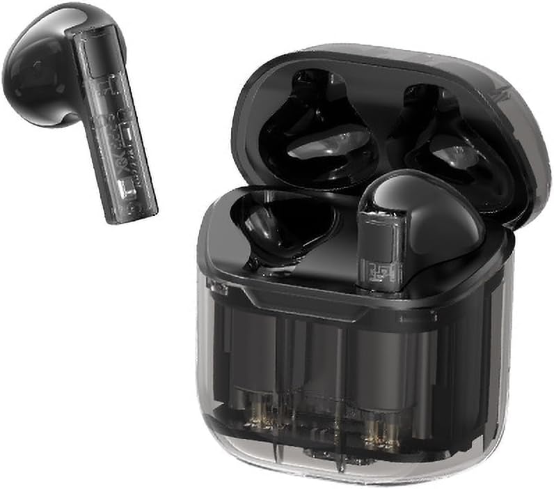 Amazon.com: Xmenha Black TWS Wireless Earbuds Earbud Bluetooth 5.3 with ...