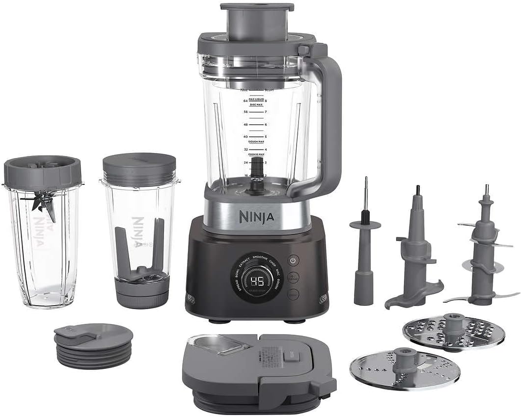 Amazon.com: Ninja Deluxe Kitchen System with 88-oz. Pitcher, 9-Cup ...