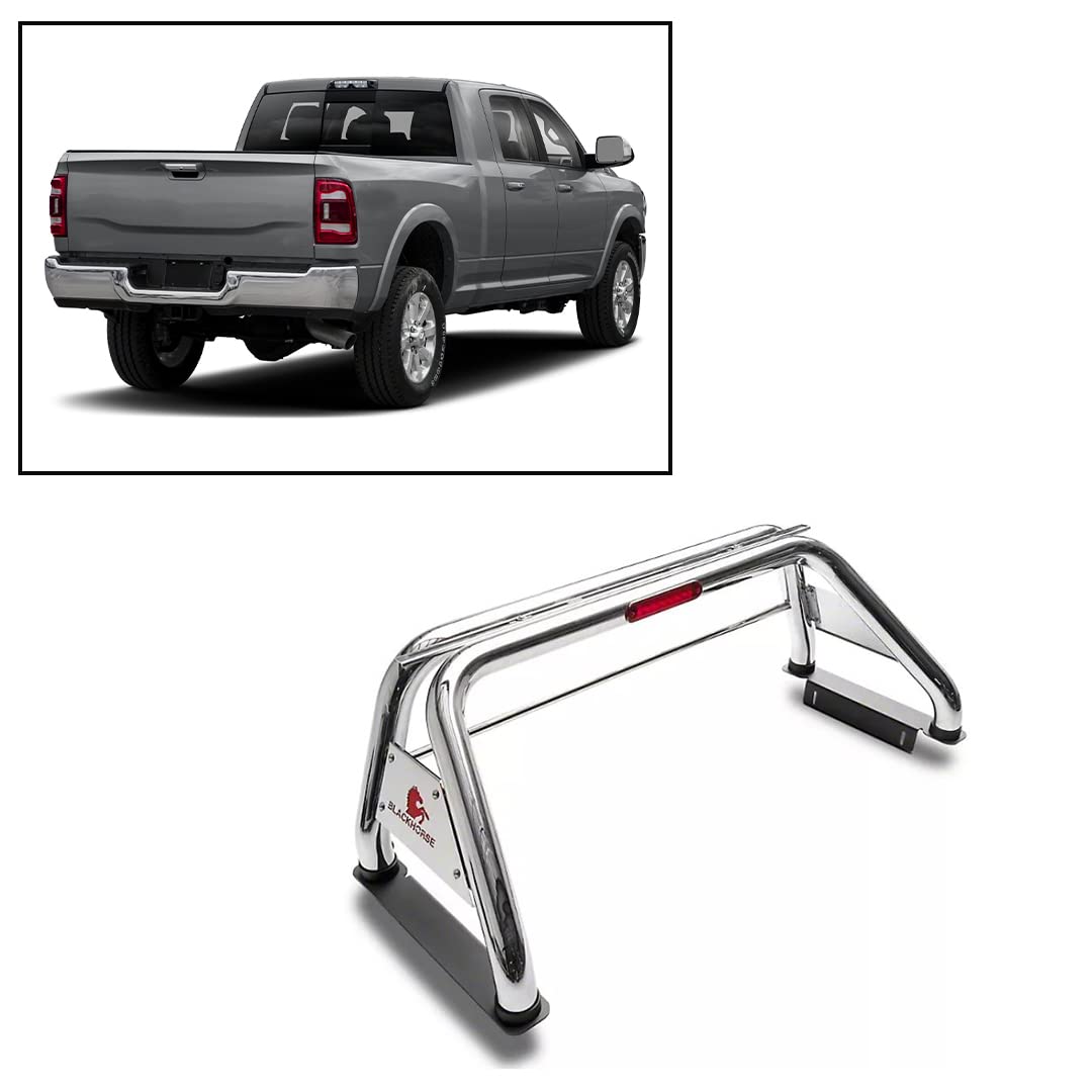 BLACK HORSE Classic Roll Bar Compatible with 2000 to 2022 Nissan Ram ...