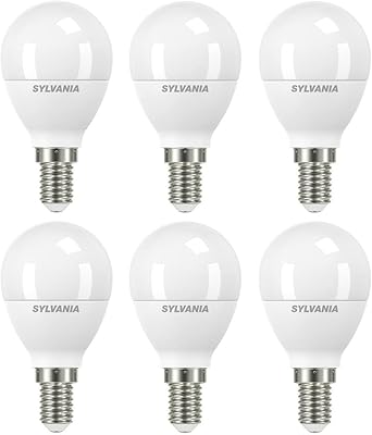 SYLVANIA Mini Globe Frosted LED Light Bulb, E14, 3W, 250 Lumens, Warm ...