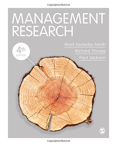 Management Research: Easterby-Smith, Mark, Thorpe, Richard, Jackson ...