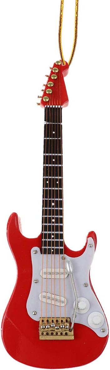 Amazon.com: Civaner 36 Pcs Christmas Guitar Ornaments Wooden Guitar ...