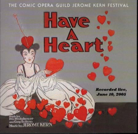 JEROME KERN, P.G. WODEHOUSE - HAVE A HEART by JEROME KERN - 2 CDs THE ...