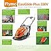 Flymo EasiGlide Plus 330V Hover Collect Lawn Mower - 1700W Motor, 33cm ...