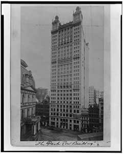 Amazon.com: The 15 Park Row Building in 1899 Photograph New York ...