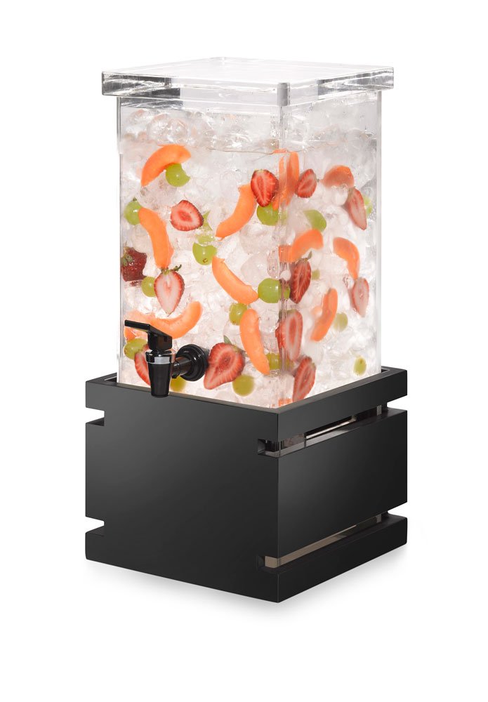 Amazon.com: Rosseto LD122 Acrylic Square Beverage Dispenser with Black ...