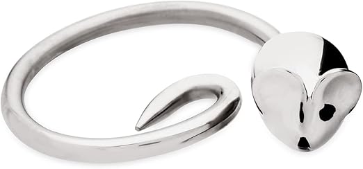 Amazon.com: Alessi Aleesi FGO02 Pip Key Ring, Silver : Frederic Gooris ...