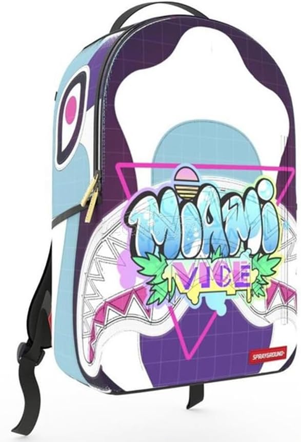 Amazon.com | Sprayground Miami Vice Graffiti Tag, 910B5521NSZ, Adult ...