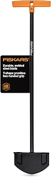Amazon.com : Fiskars 38.5" Steel Edger Lawn Tool, Manual Long-Handled ...