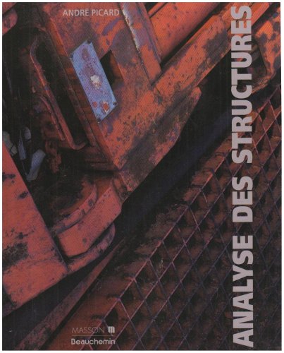 ANALYSE DES STRUCTURES : PICARD,ANDRÉ: Amazon.ca: Books