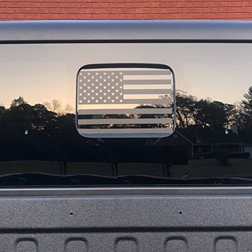 Snapklik.com : Zxiaochun Rear Middle Window American Flag Decal For ...