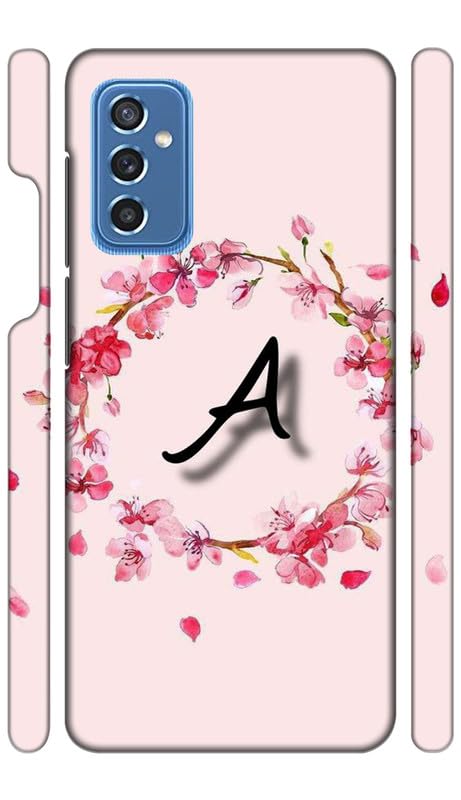 RareHub A Text in Flower Printed Hard Mobile Back Cover for Samsung ...