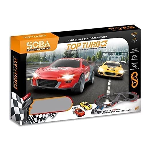 Buy FREK SELAK Multicolor Slot Car Race Track Set (4.9m Stainless Steel ...