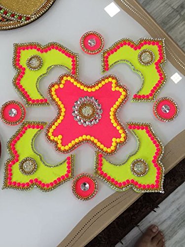 Designer Acrylic neon Rangoli : Amazon.in: Home & Kitchen