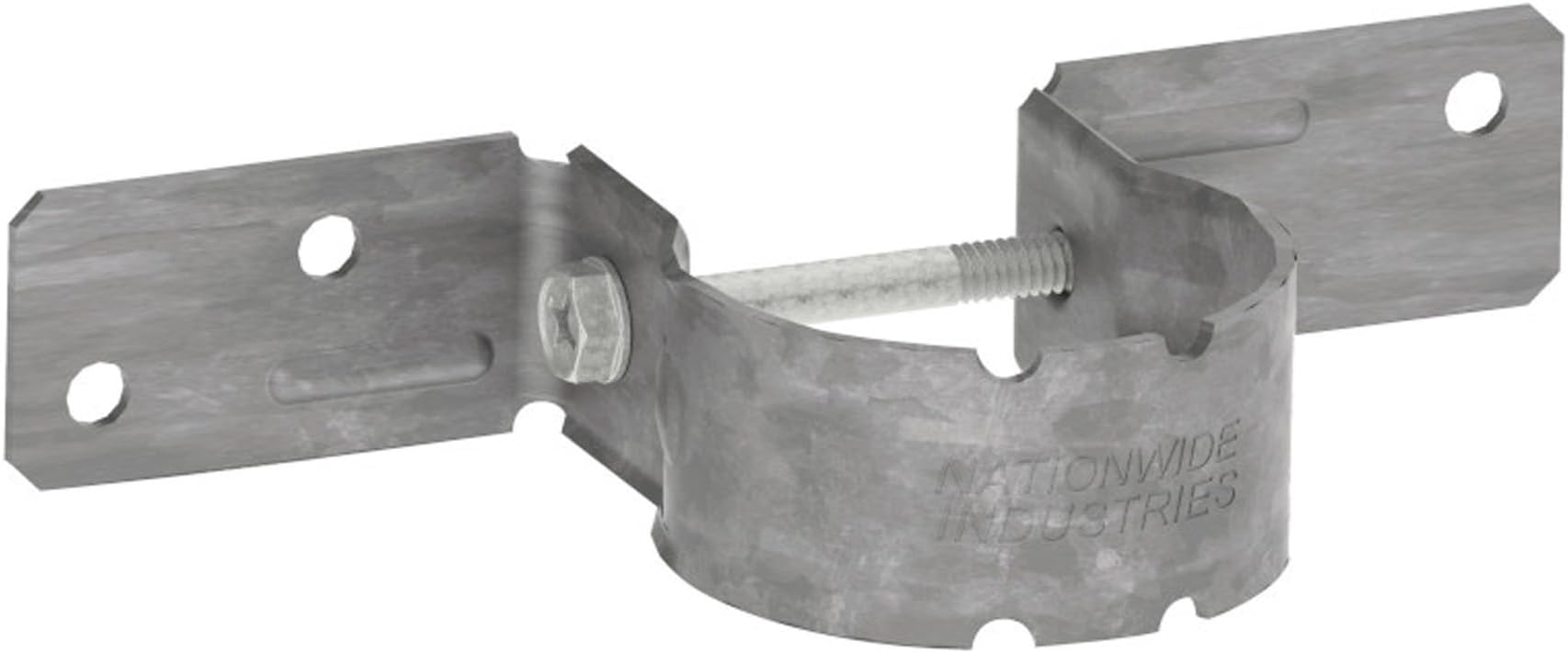 Amazon.com: Steel to Wood Fence Bracket (12Pcs) 2-3/8 Fence Post ...