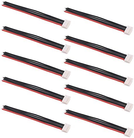 Amazon.com: OliRC 10pcs 4" / 10cm JST-XH 4S Balance Plug Connector ...