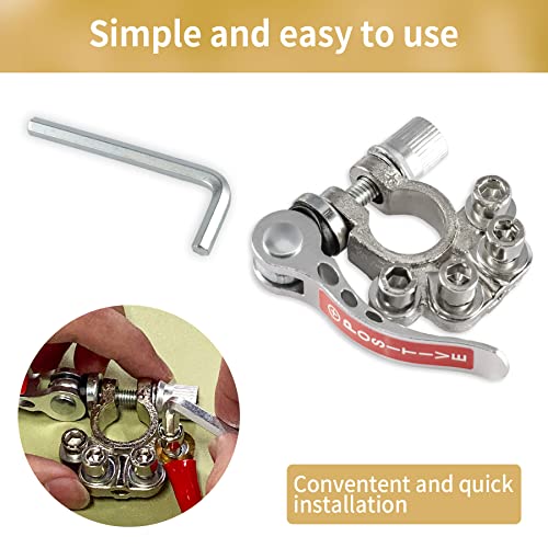 Snapklik.com : SINGARO Car Battery Terminal Connector, 4 Way Positive ...
