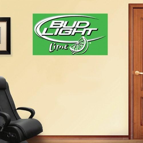 Amazon.co.jp: Bud Light Lime Beer Wall Decal Sticker 25 x 14 by ...