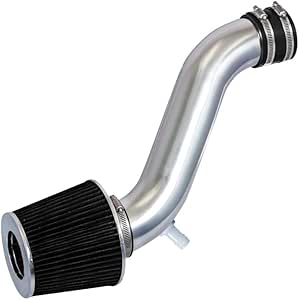 Amazon.com: Cold Air Airflow Inductions System with Heat Shield Kit + Filter Combo BLACK ...