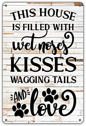 Amazon.com: Parisloft A House is Not A Home Without A Dog Wooden Dog ...