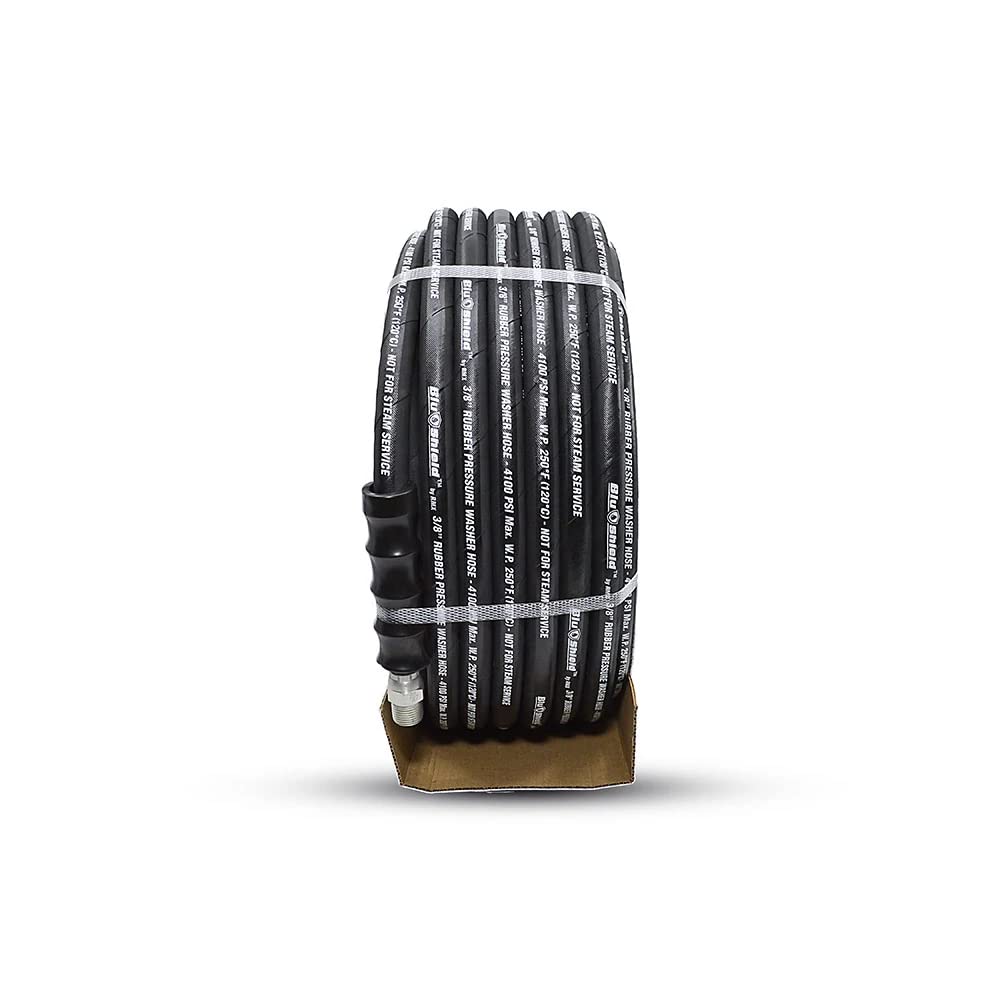 Snapklik.com : BluShield Aramid Braided Rubber Pressure Washer Hose ...