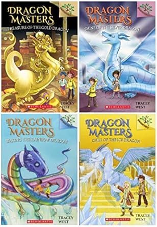 Dragon Masters Series Collection Set (Books 9-12): Tracey West ...