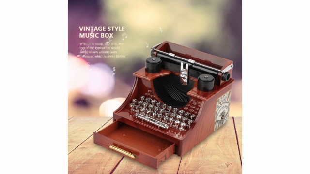 Watch Music Box, Wood Musical Boxes Mini Vintage Style Creative Retro ...