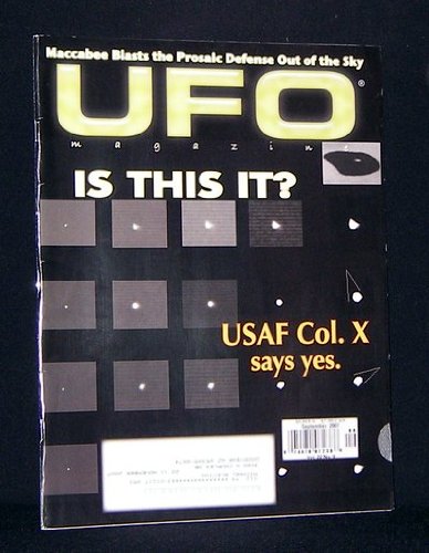 UFO MAGAZINE: September (Sep,Sept) 2007, Vol.22, No.9: UFO Magazine ...