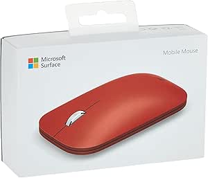 Microsoft Srfc Mobile Mouse SC Bluetooth XZ/AR Hdwr Poppy Red: Buy ...