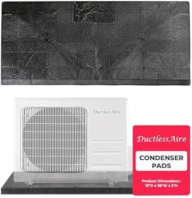 DuctlessAire Equipment Pad - Ductless Mini Split Air Conditioner Heat ...
