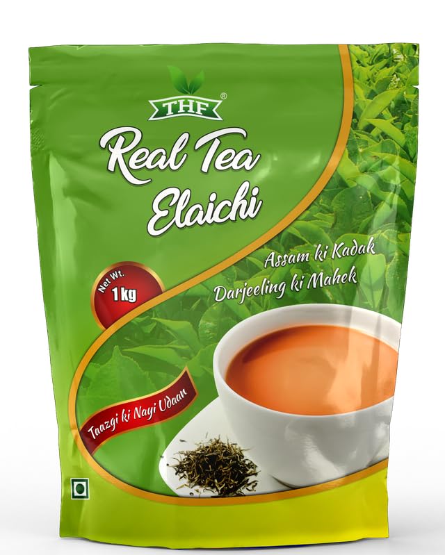 THF Real Tea Elaichi- 1kg, Cardamom Flavor, Tasty & Refreshing Kadak ...