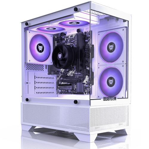 BEASTCOM Q3 Gaming PC Desktop Computer AMD Ryzen 5 3400G, 4K Vega ...