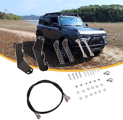 Amazon.com: Broaddict Limb Risers Kit Fit for 2021-2024 Ford Bronco ...