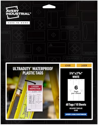 Avery PermaTrack® Tamper-Evident Asset Tag Labels,, 03/19/2024