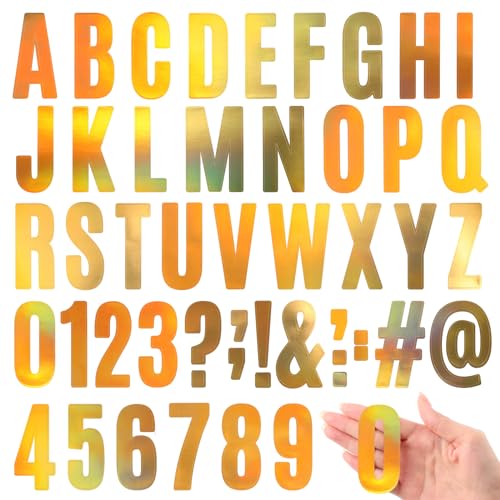 Snapklik.com : Qilery 32 Sheets 3 Inch Letter And Number Stickers Self ...