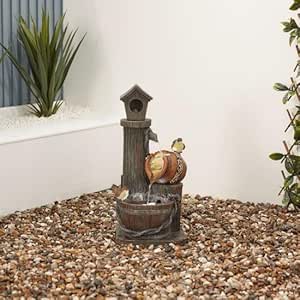 Altico Tweet Tweet Animal Fountains Solar Powered Water Feature With ...