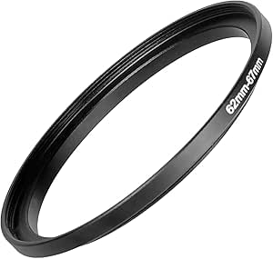 Amazon.com : Step Up Rings for Filters 62mm to 67mm Stepping Camera Lens Filter Metal Step Up ...