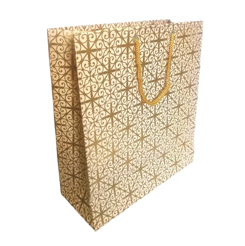 Adorn Designer Paper Bags for Gifting (Pack of 10) - 10 INCH X 12 INCH ...