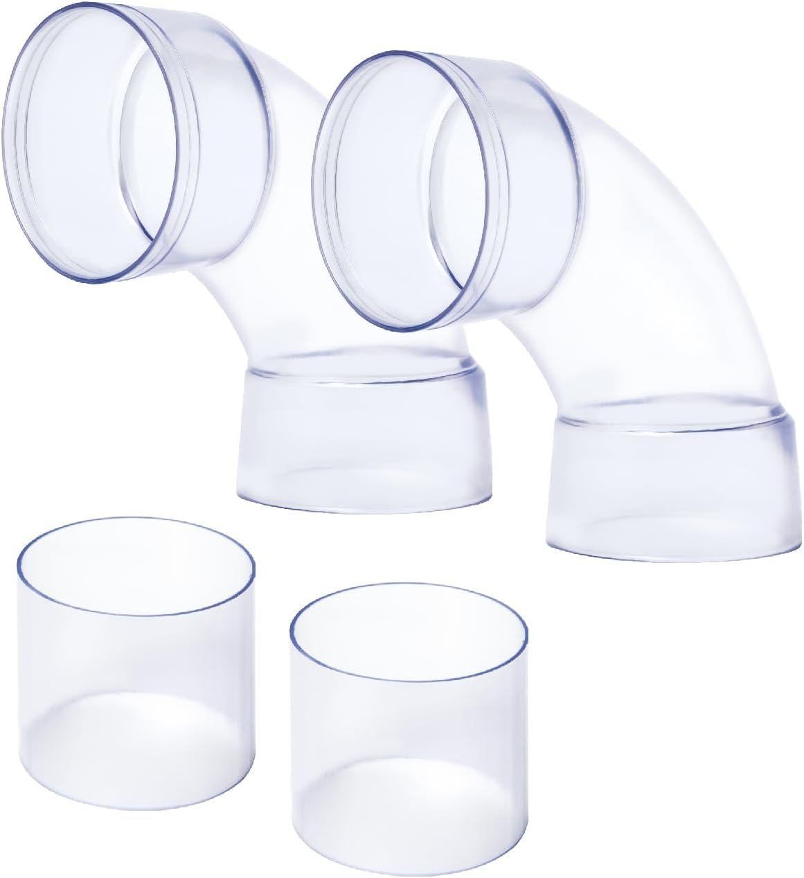 Amazon.com: 4 Inch Diameter Clear PVC Schedule 40 Pipe [Pipe ID 4.0 ...