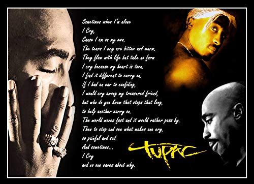 VFS Poster Tupac Shakur 12"x18" I cry Poster 2Pac Poster Rolled ...
