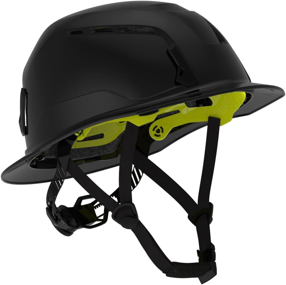 Amazon.com: Securis SEC24-C Full Brim Safety Helmet with MIPS (Black ...