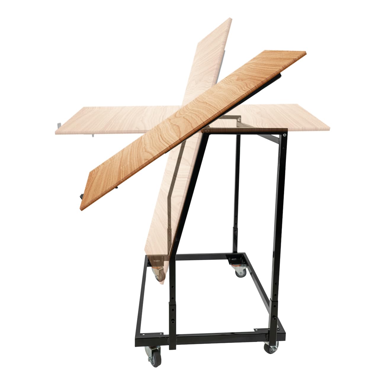 Amazon.com: biosp Rolling Panel Handle Cart and Shop Stand, Heavy Duty ...