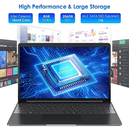 Snapklik.com : SGIN Laptop Computer 8GB DDR4 256GB SSD, Laptops