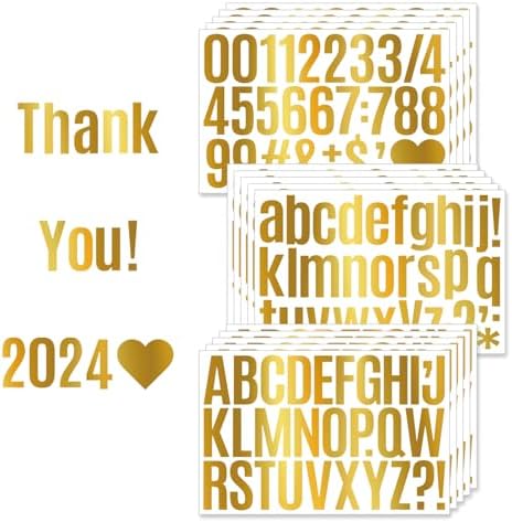 Amazon.com: sodknow 15 Sheets Alphabet Stickers, Letter Stickers, 2 ...