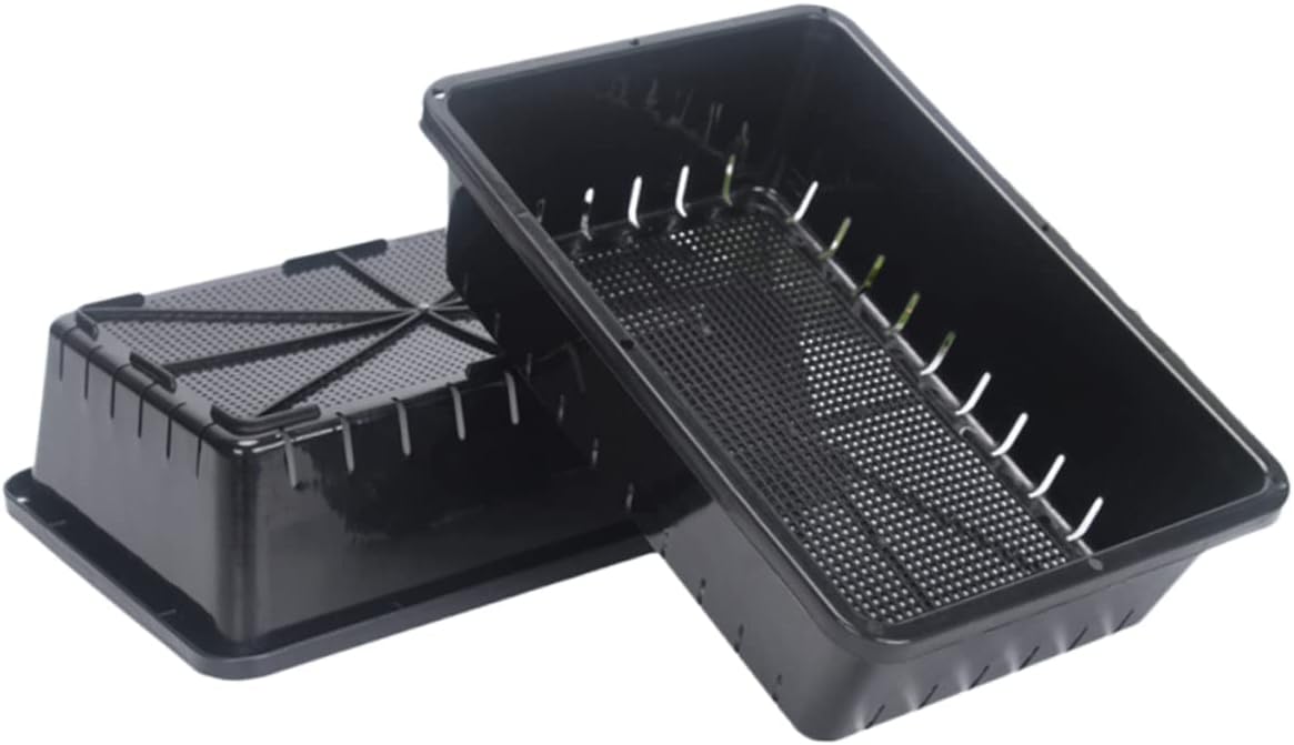 Parliky 2pcs Plant Germination Tray with Transparent Lid Seedling ...